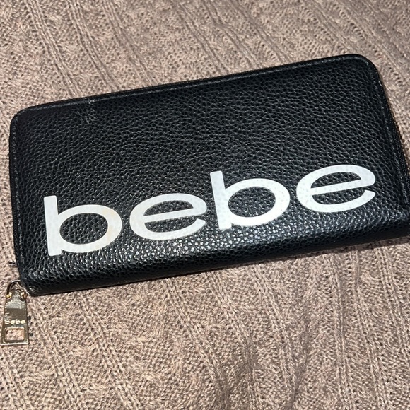 bebe | Bags | Bebe Fabiola Zip Around Wallet | Poshmark